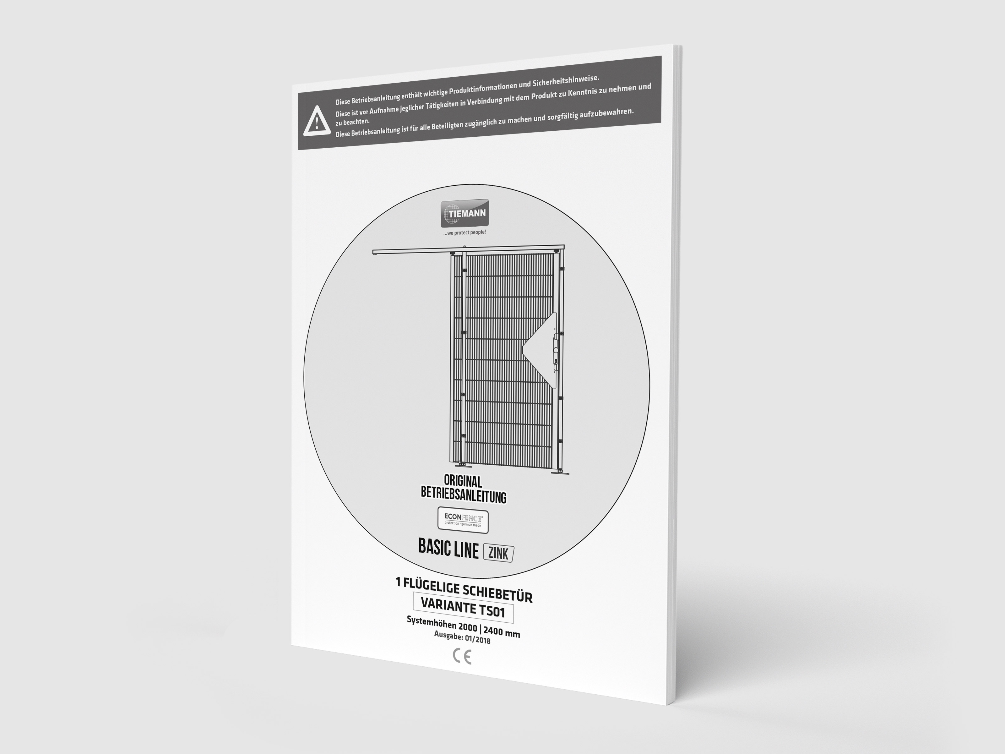 Basic Line Zink 1-flg. Schiebetür - Betriebsanleitung ...